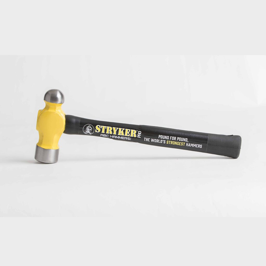 ABC Hammers 24 oz. Rubber Handle Ball Pein Hammer - H To O Supply